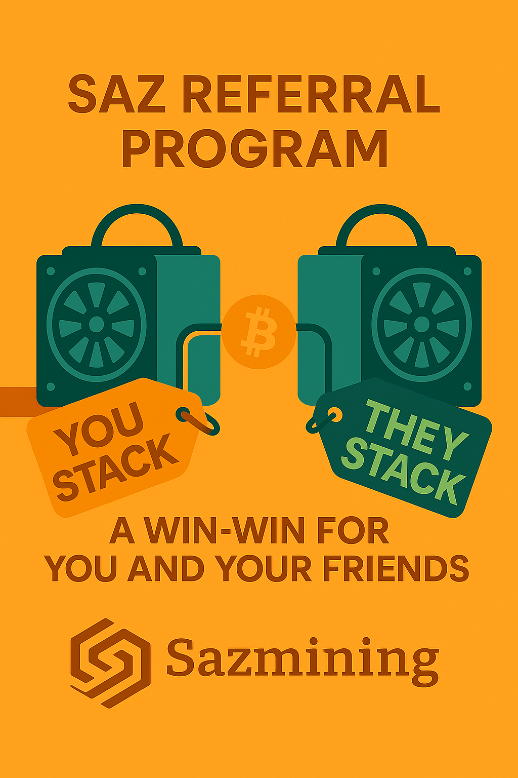 Stack Sats by Sharing Saz ⚡